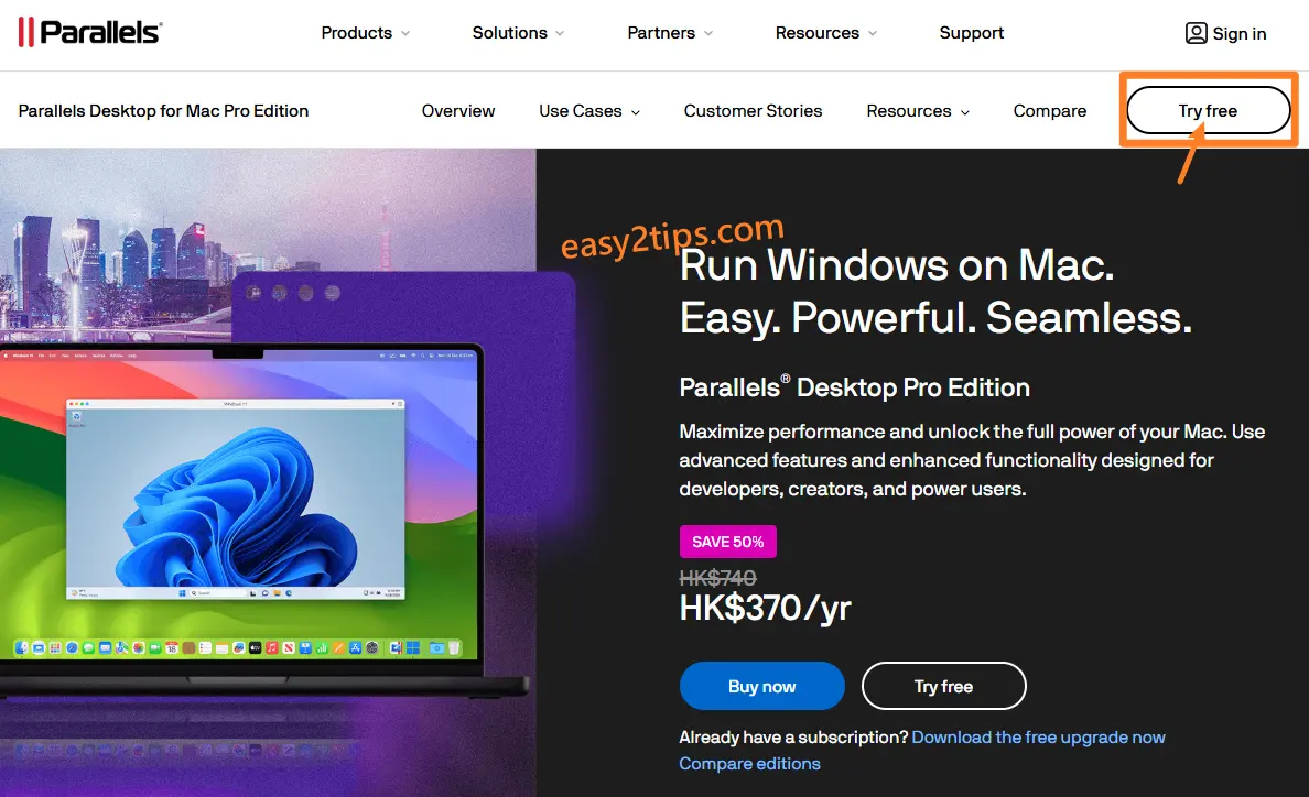 Mac 雙系統神器 Parallels Desktop：無痛使用 Windows 的虛擬機方案