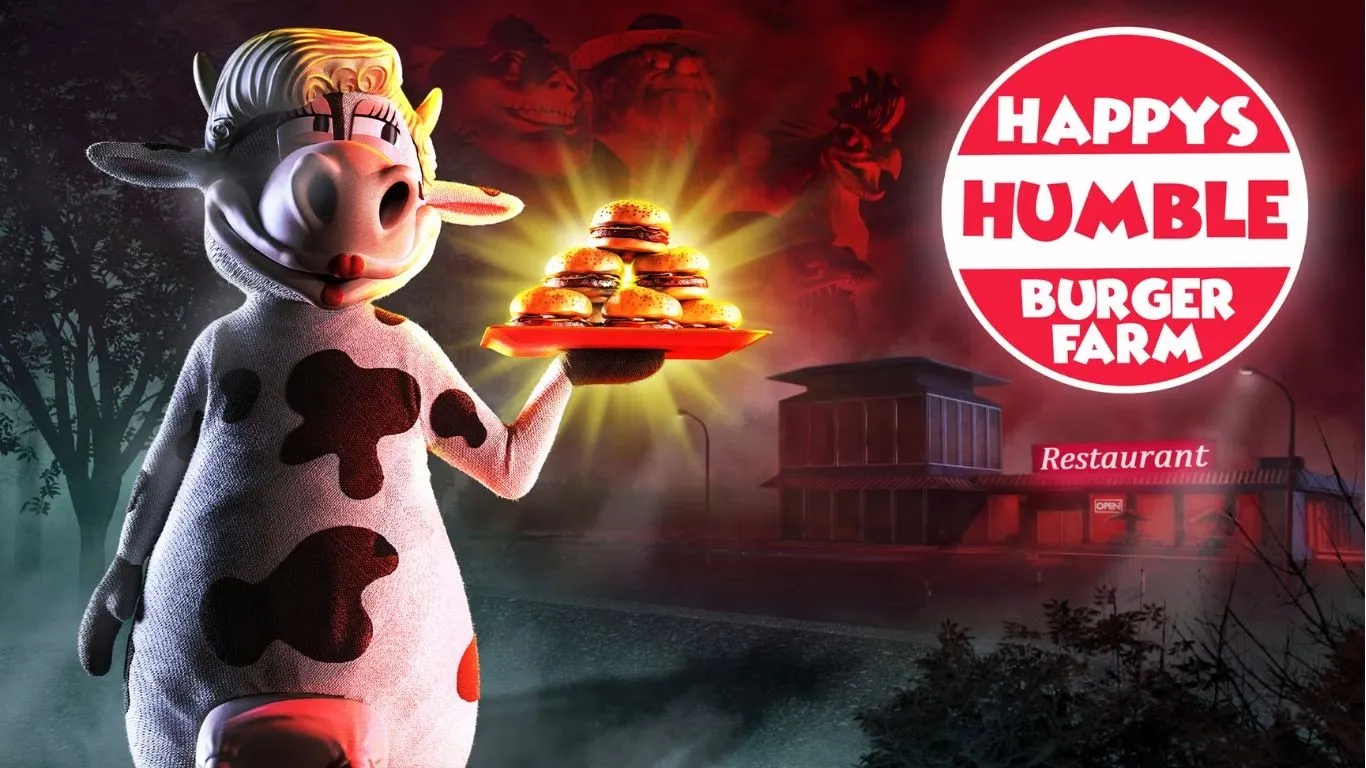 漢堡店經營模擬 + 生存恐怖《Happy's Humble Burger Farm 》Steam 限時免費！